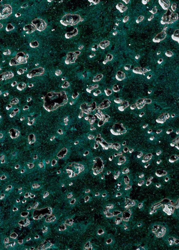 Meteorite Glazed Lava Stone Finish | Ranieri